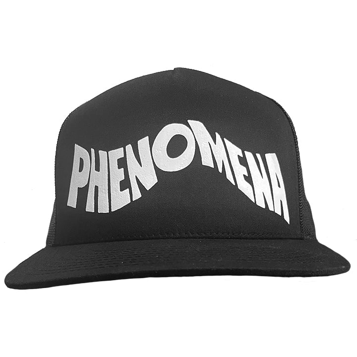 PHENOMENA LOGO BLACK SNAPBACK HAT